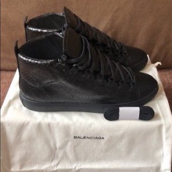 Balenciaga | Shoes | New Balenciaga Arena Faux Python Leather | Poshmark